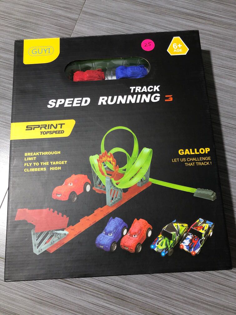 Children toy, speed running track, Hobbies & Toys, Toys & Games on ...