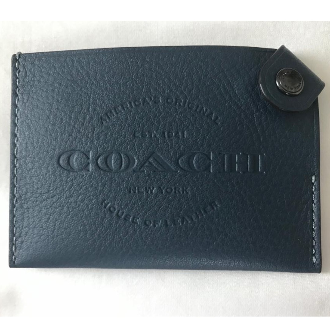 Coach Card Case, Men's Fashion, Watches & Accessories, Wallets & Card ...
