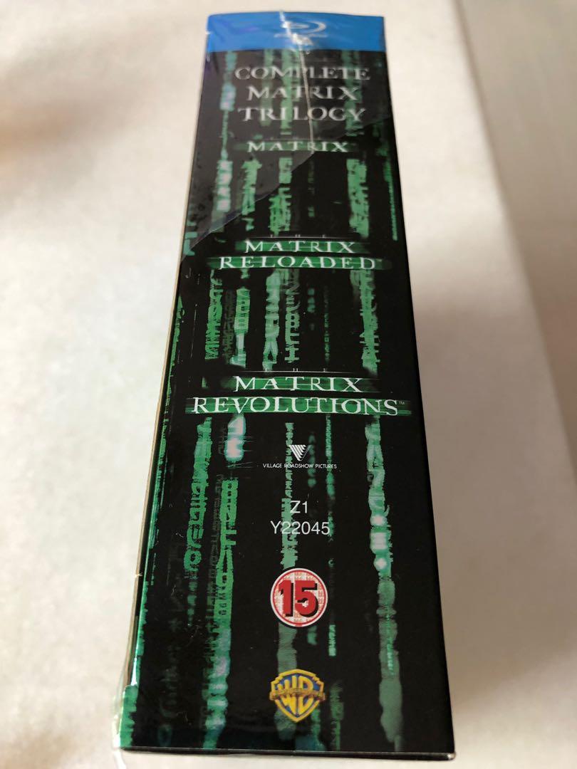 Complete Matrix Trilogy (3 Blu Ray Movies), Hobbies & Toys, Music ...