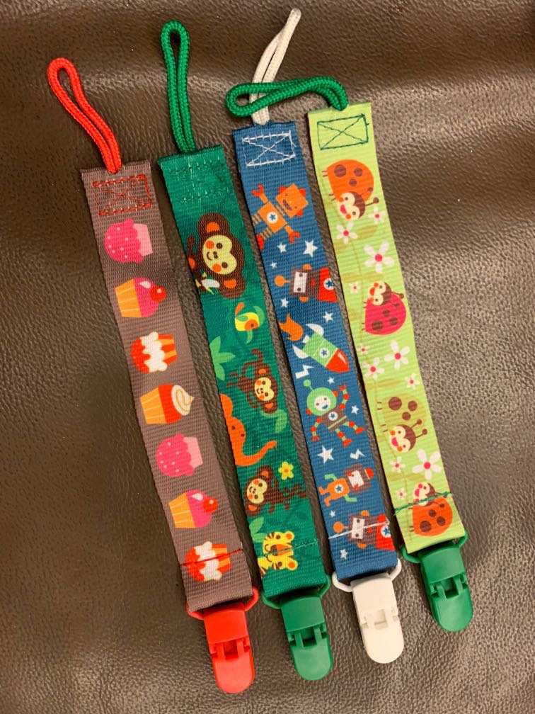 Cute Cartoon Pacifier Clip Pacifier Lanyard, Babies & Kids, Nursing ...