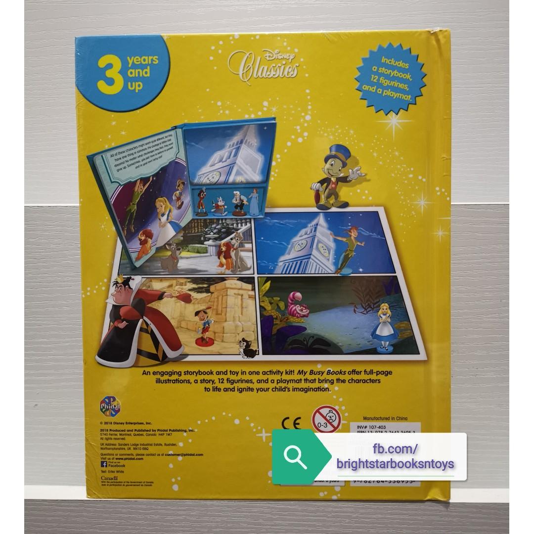 Disney Classics My Busy Books Story Book with Toy Figures + Play Mat ... Disney Classics My Busy Books Story Book with Toy Figures + Play Mat ...