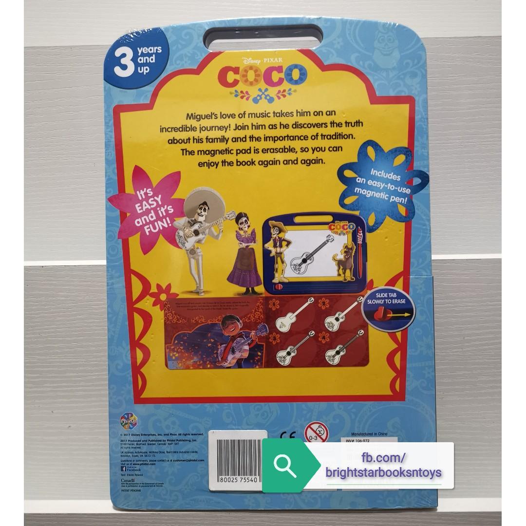 Disney Pixar Coco Story Book & Magnetic Drawing Kit, Hobbies & Toys ...