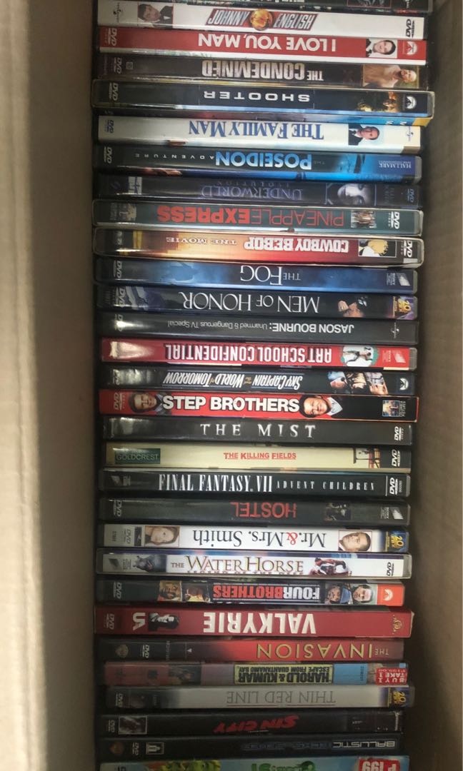 DVD Movies Collection All Original (39 PCS), Hobbies & Toys, Music ...
