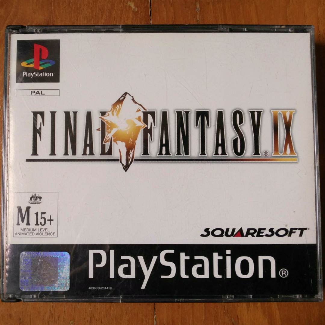 Final Fantasy IX (FF9) Squaresoft Playstation PS1, Video Gaming, Video ...