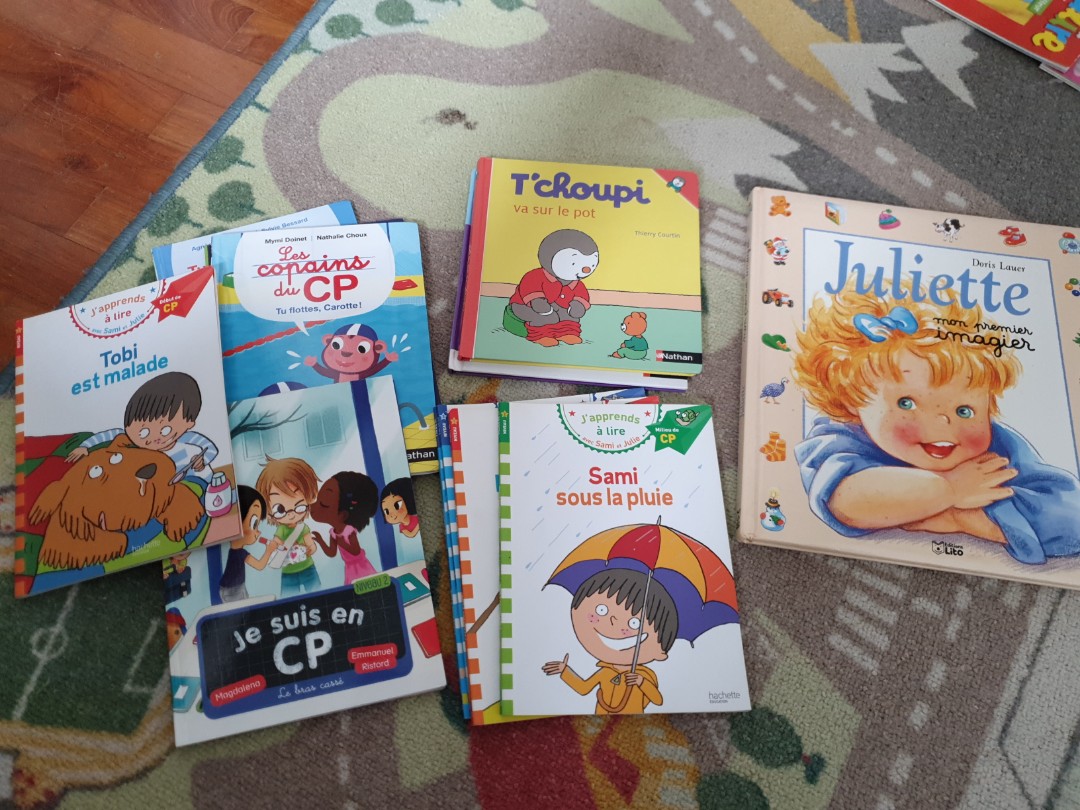 French book for young reader level primary 1 (cp). 20 pieces, Hobbies ...