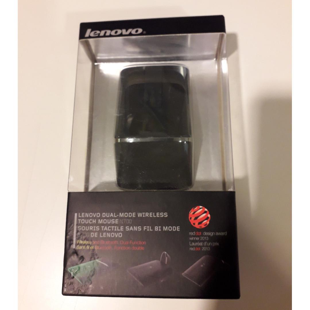 Lenovo N700 dual mode Bluetooth and Wireless Touch Mouse Laser Pointer ...