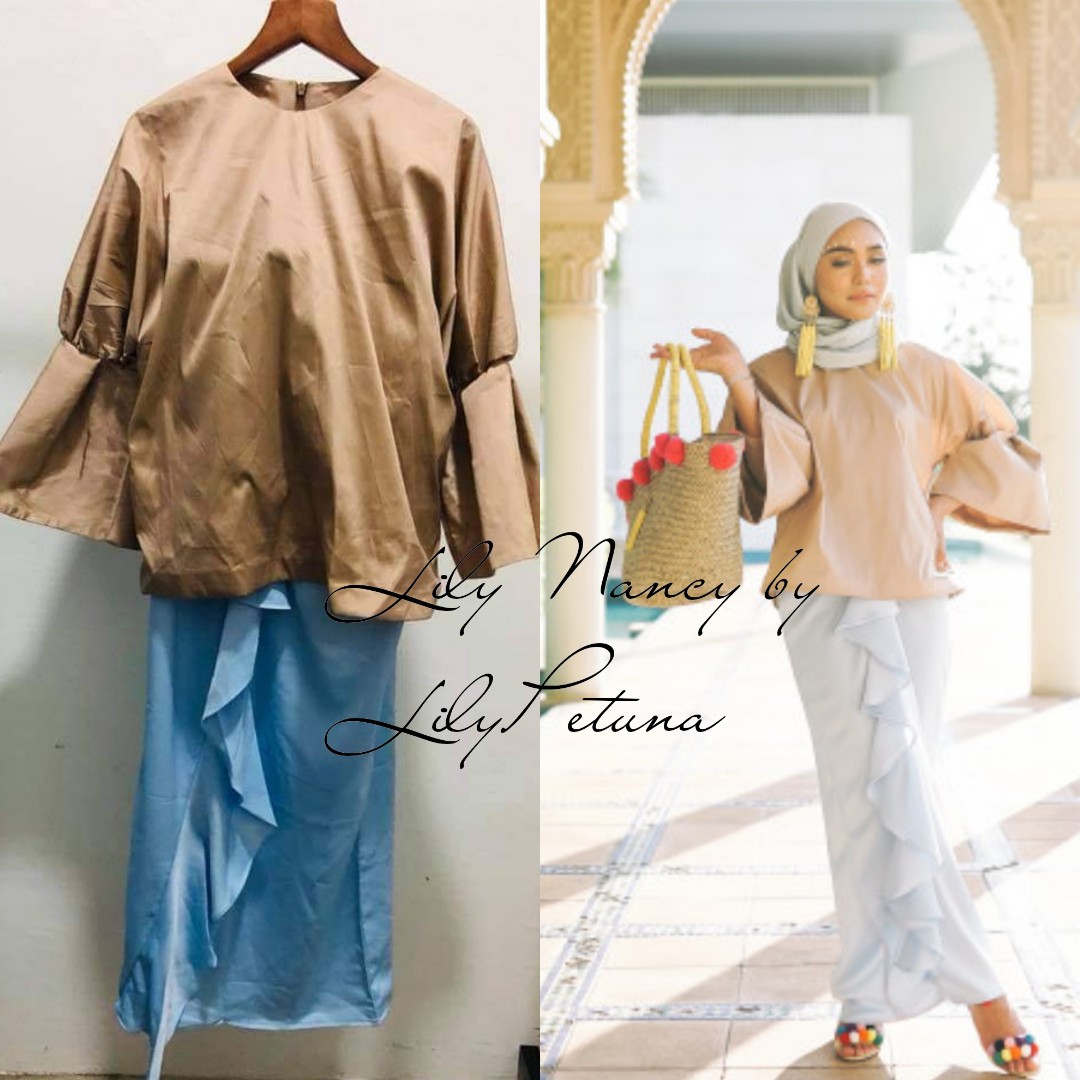 Lily Petuna Lily Nancy, Women's Fashion, Muslimah Fashion, Baju Kurung ...