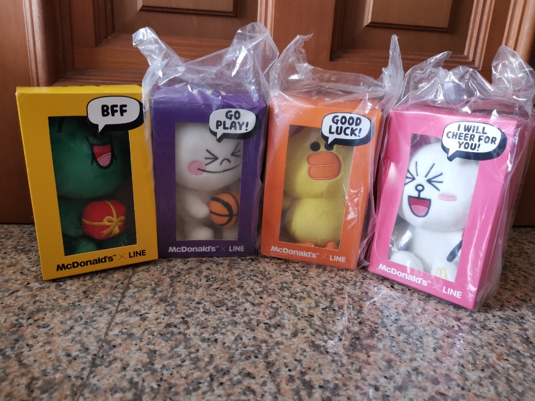 Line characters stuffed toys, Hobbies & Toys, Toys & Games on Carousell