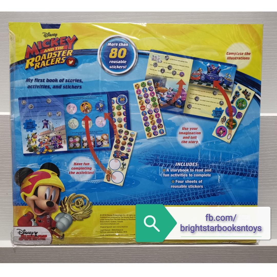 Mickey and the Roadster Racers Story + Activity + Sticker Book, Hobbies ...
