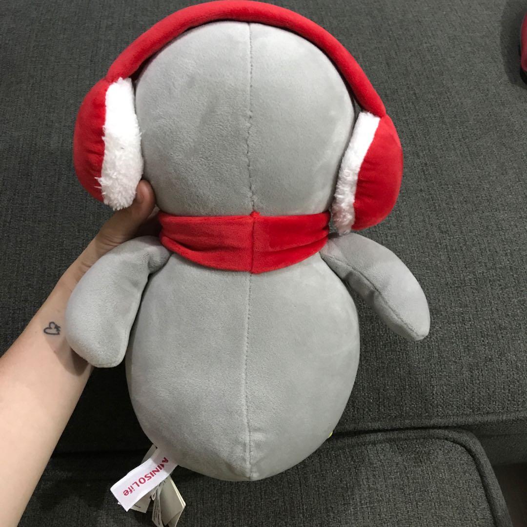Miniso Christmas Penguin Plush toy, Hobbies & Toys, Toys & Games on ...