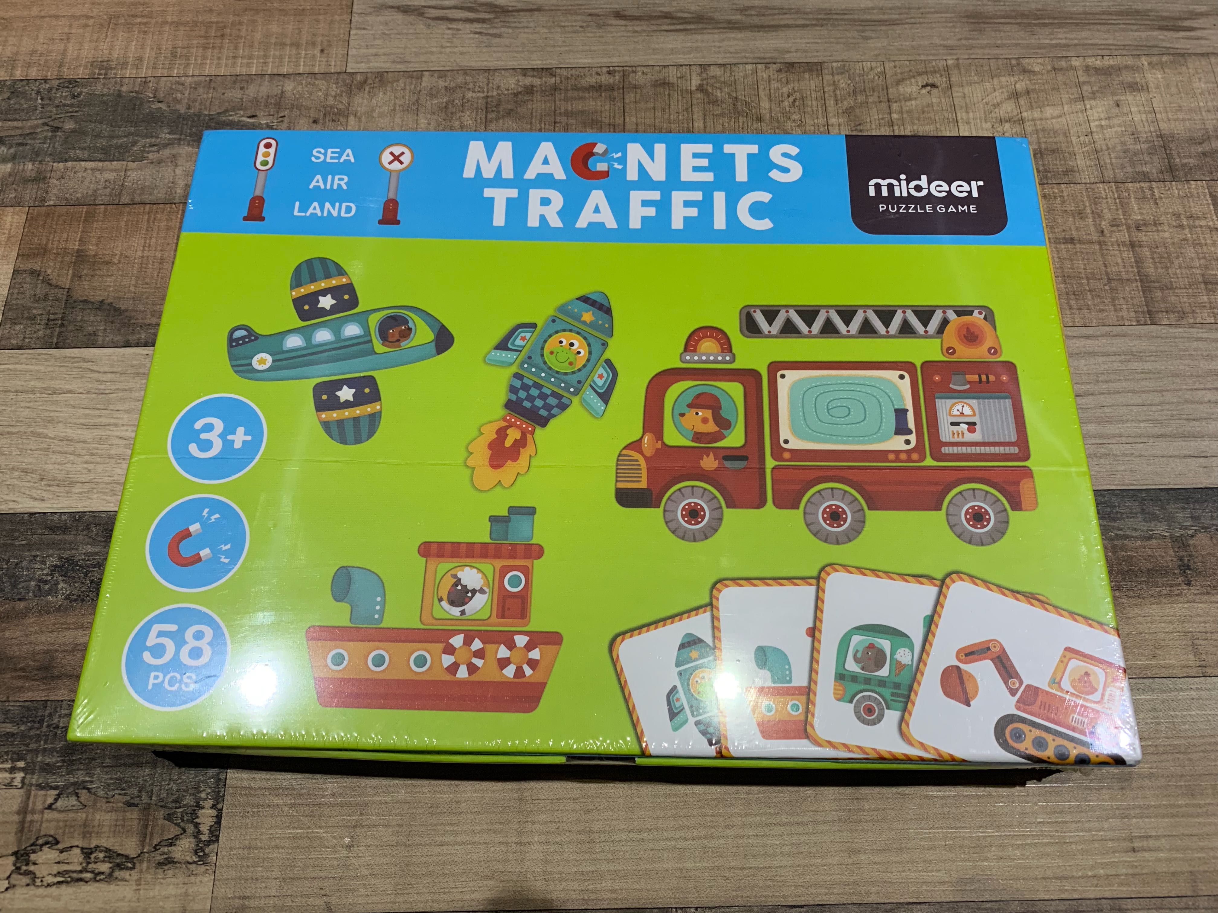 Mixer Magnet Puzzle Game Transport theme, Toys & Games, Others on Carousell