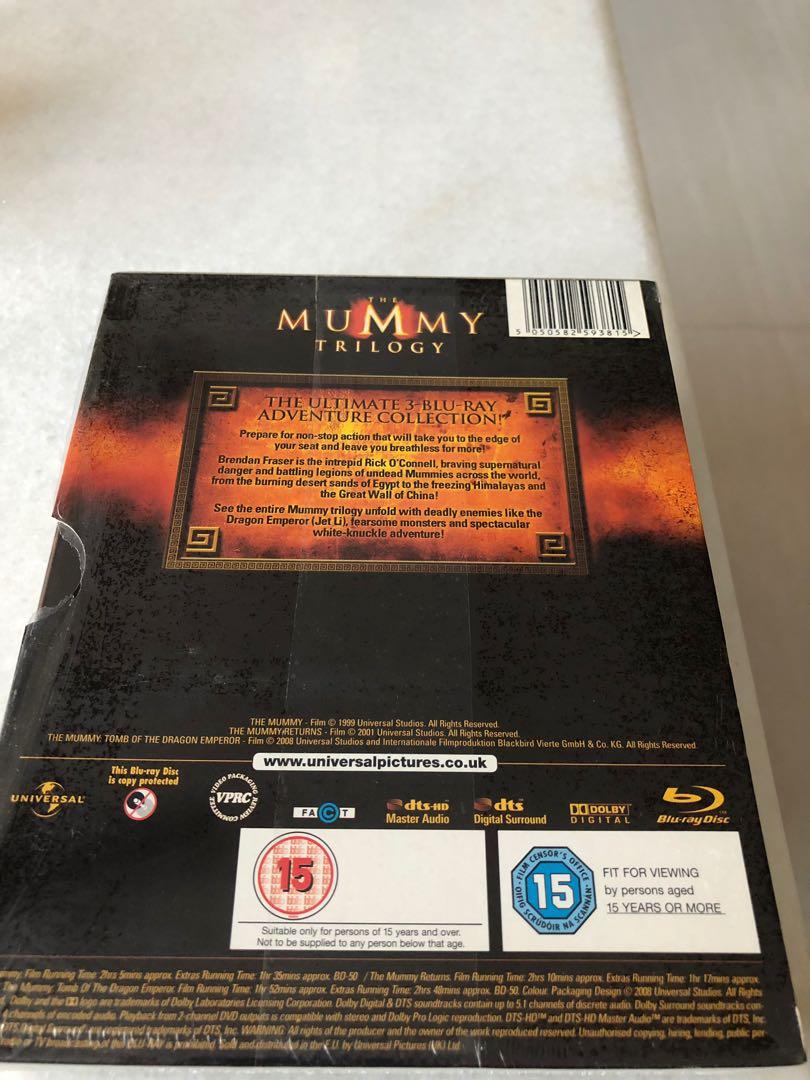 Mummy Trilogy (3 Blu Ray Movies), Hobbies & Toys, Music & Media, CDs ...