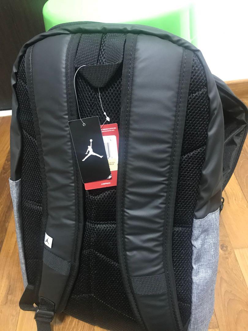 Nike Air Jordan Pivot Laptop backpack - Grey/ Large, Computers & Tech ...