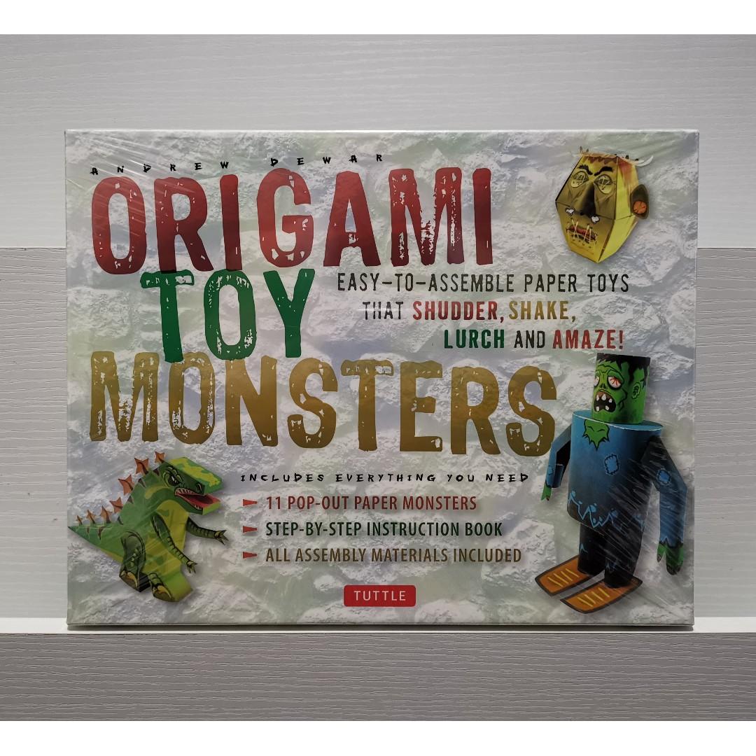 Origami Toy Monsters Activity Book + Paper Toys, Hobbies & Toys ...
