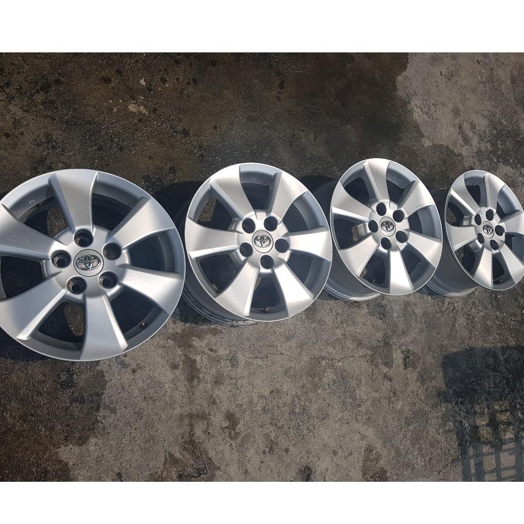 Original 2012 Toyota Alphard 16 inch mags magwheels rims tires, Car ...