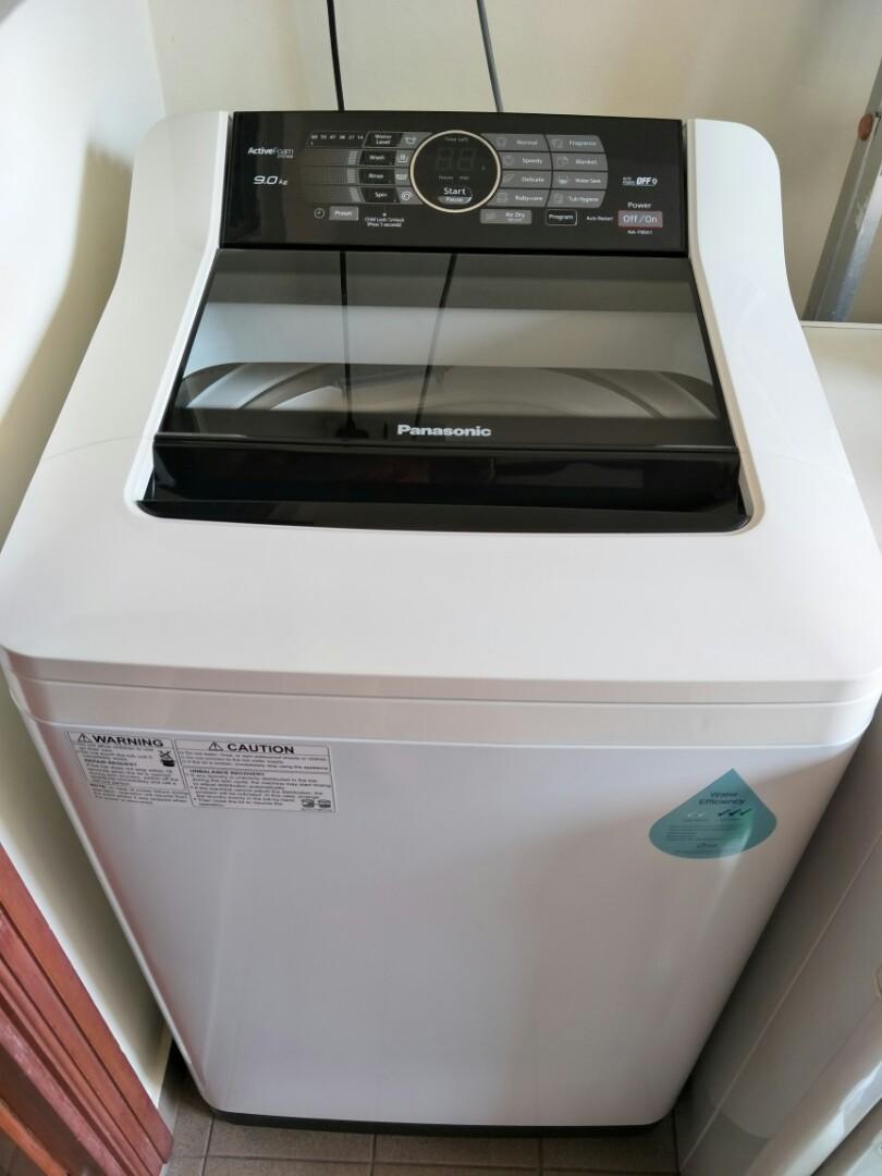 Panasonic washing machine - top load, TV & Home Appliances, Washing ...
