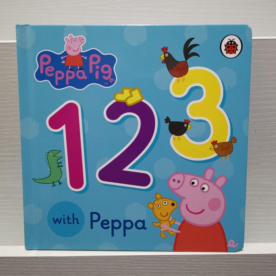 Peppa Pig 123 with Peppa Counting Numbers Board Book, Hobbies & Toys ...