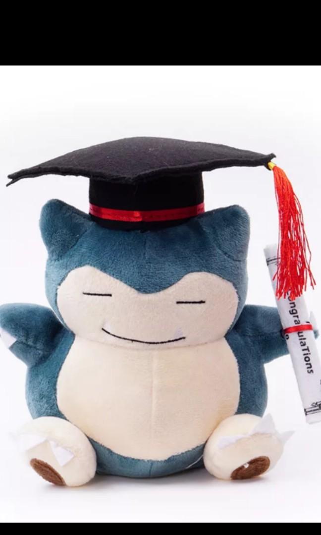 Pokemon Snorlax Graduation Gift, Hobbies & Toys, Toys & Games on Carousell