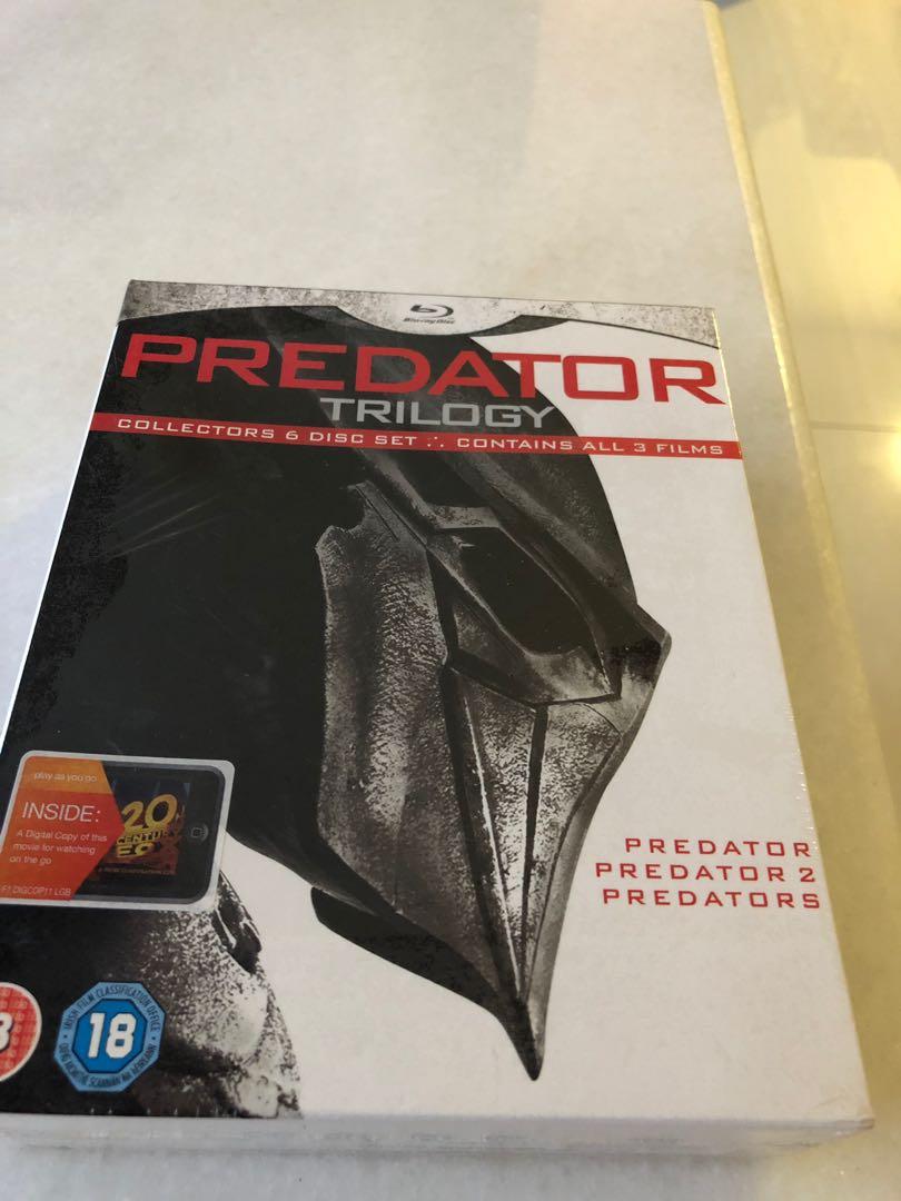 Predator Trilogy (3 Blu Ray Movies), Hobbies & Toys, Music & Media, CDs & DVDs on Carousell