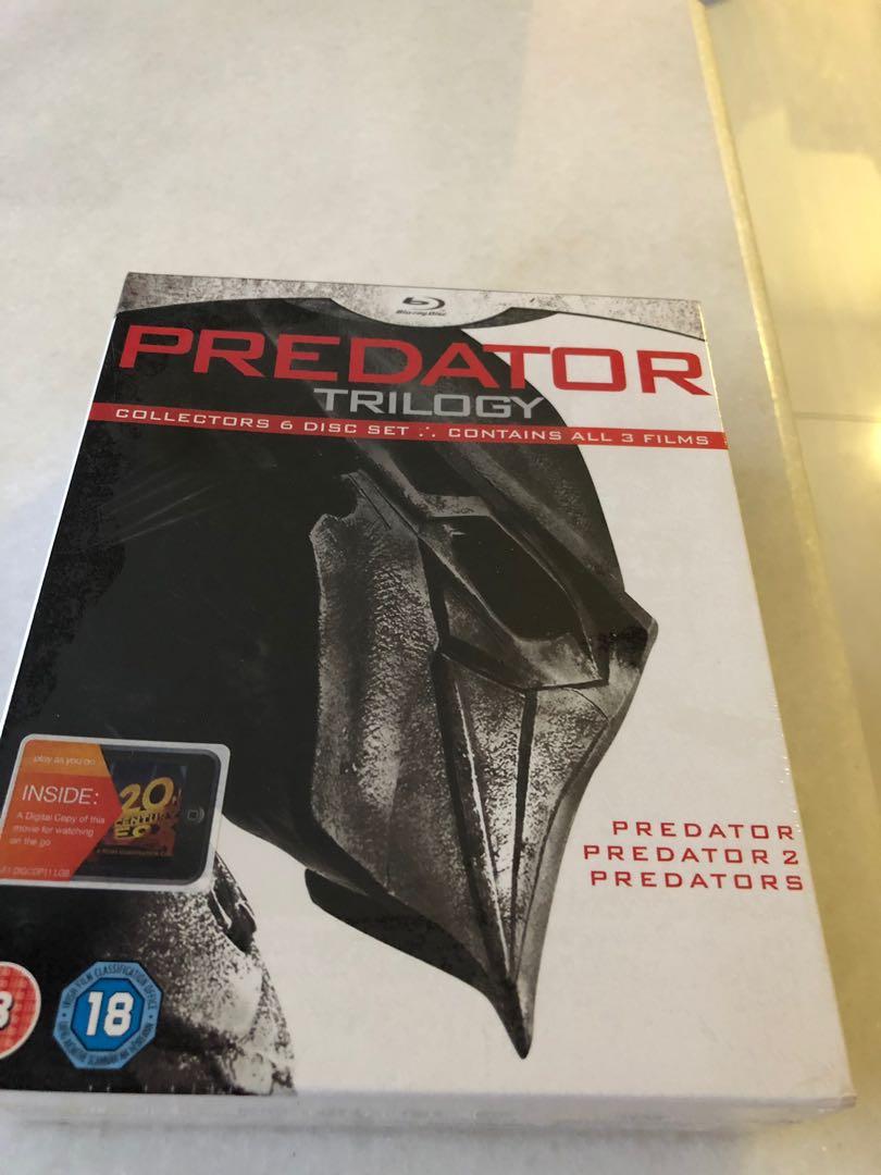 Predator Trilogy (3 Blu Ray Movies), Hobbies & Toys, Music & Media, CDs ...