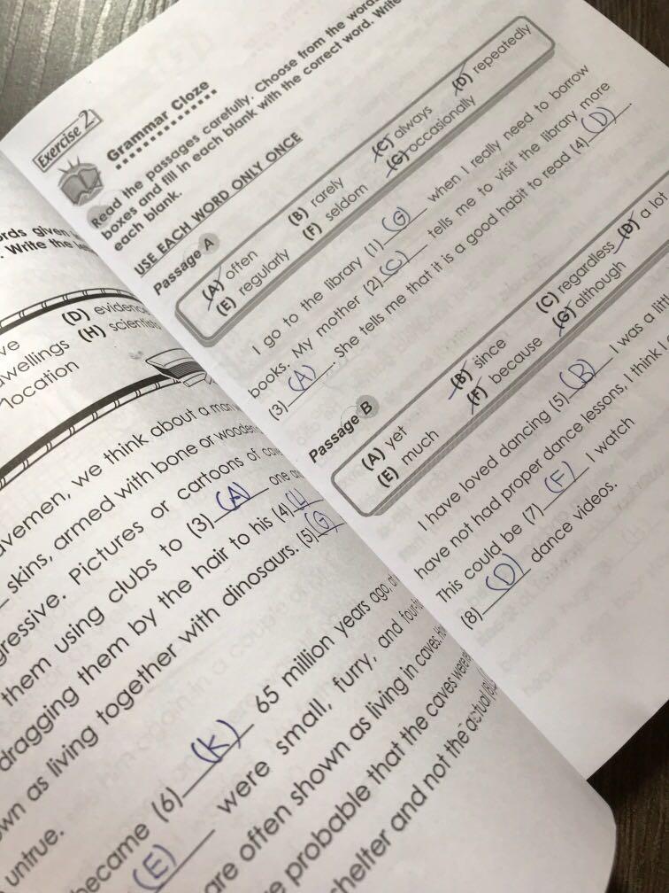 Primary 3 English vocabulary cloze,grammar cloze,comprehension cloze ...