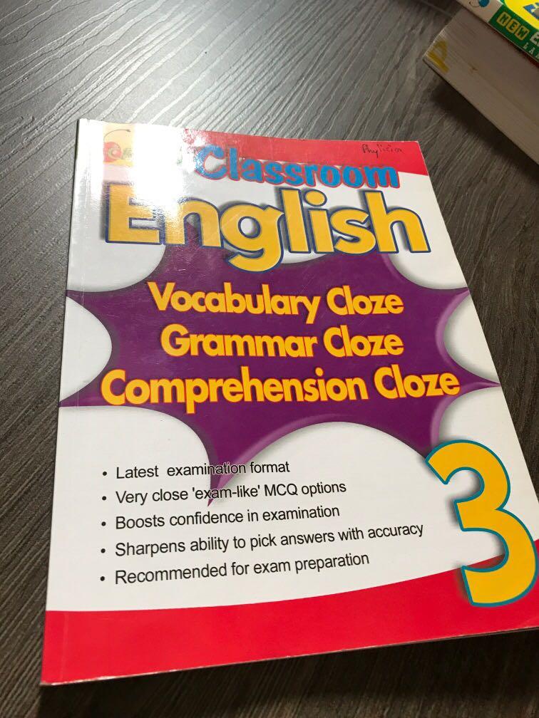 Primary 3 English vocabulary cloze,grammar cloze,comprehension cloze ...