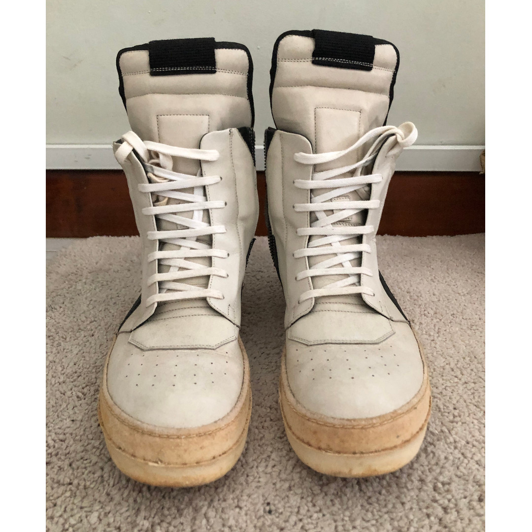 Rick Owens shoes (Geobaskets), Men's Fashion, Footwear, Sneakers on ...