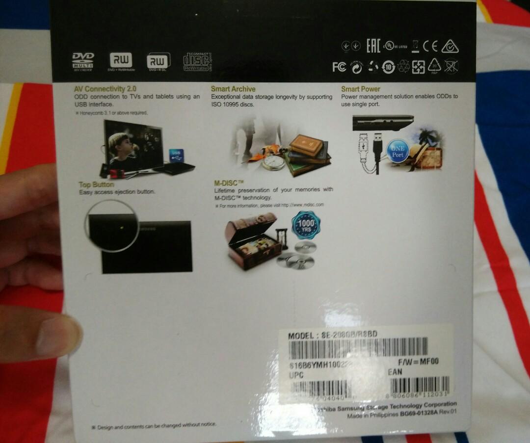 Samsung DVD writer, Computers & Tech, Parts & Accessories, Hard Disks ...