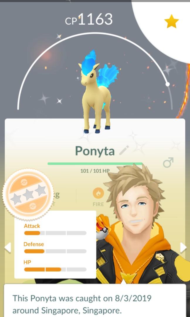 Shiny Ponyta pokemon go, Video Gaming, Gaming Accessories, Game Gift ...