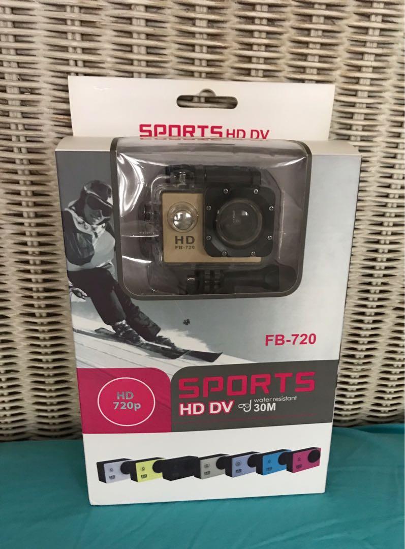 Sports HD DV FB-720 camera, Photography, Cameras on Carousell