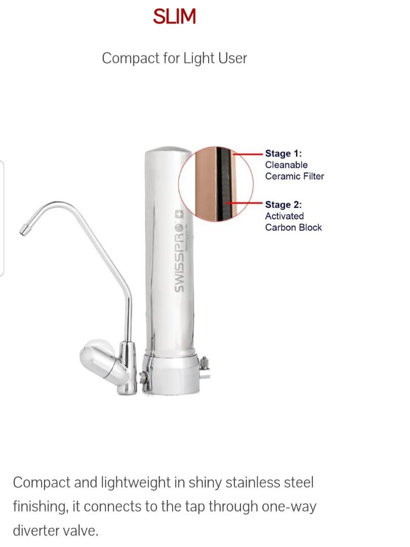 Swisspro 2stage water filter, TV & Home Appliances, Kitchen Appliances ...