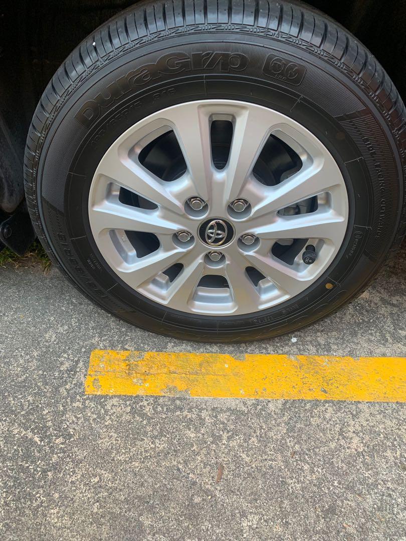 Toyota rims, Car Accessories, Tyres & Rims on Carousell