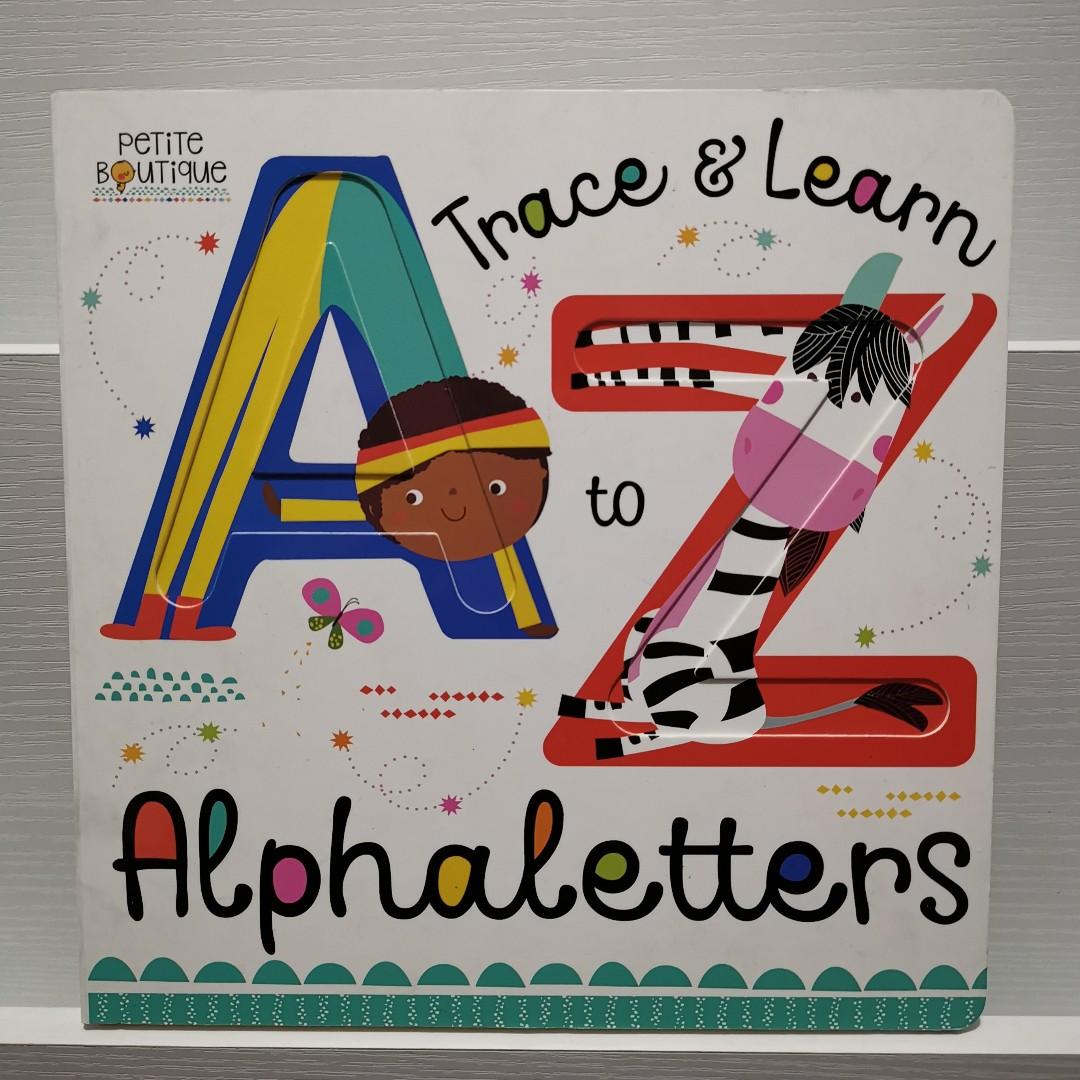 Trace and Learn A to Z Alphaletters Alphabet Baby Board Book, Hobbies ...