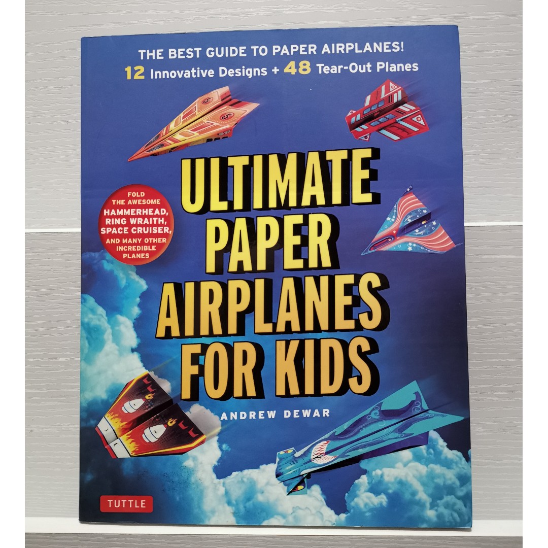 Ultimate Paper Airplanes for Kids Craft Book Plane Origami, Hobbies ...