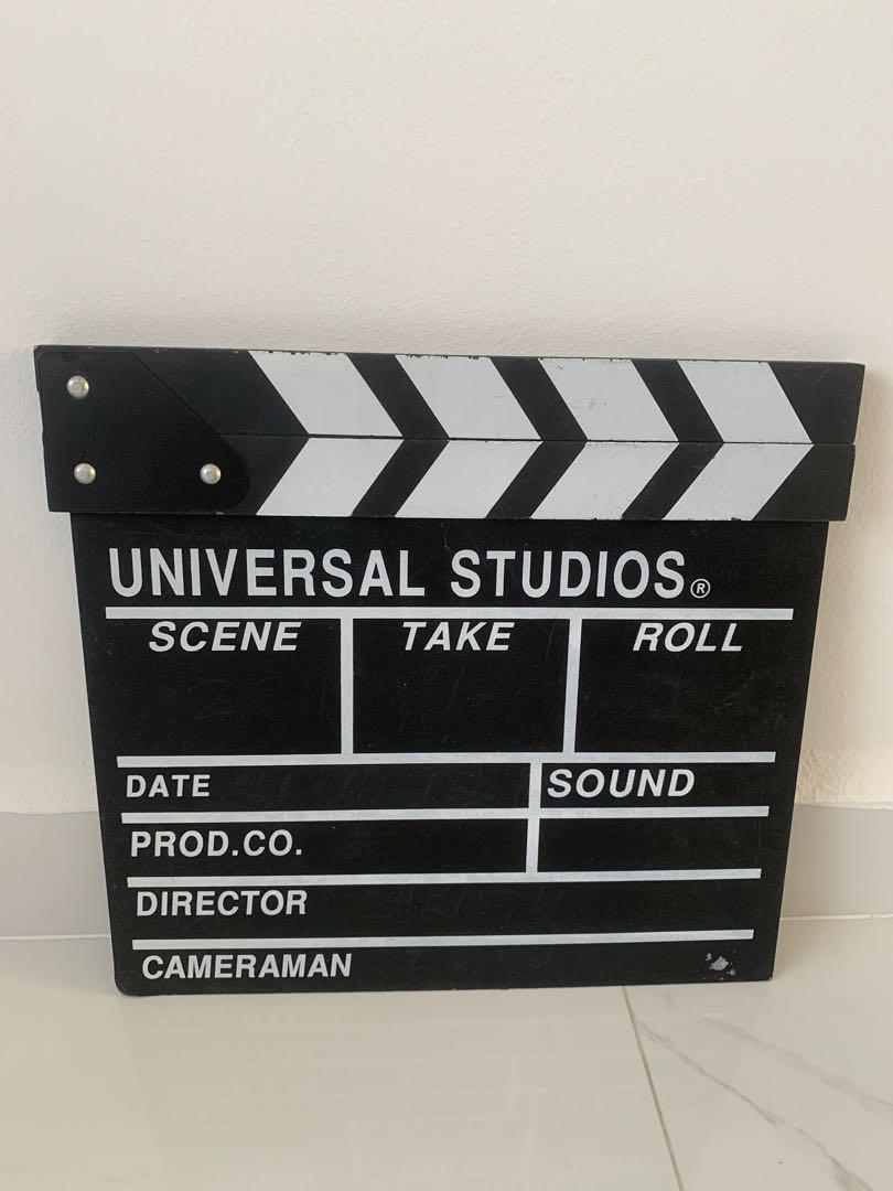 Universal studios - Wooden Clapper Board/ action board, Hobbies & Toys ...