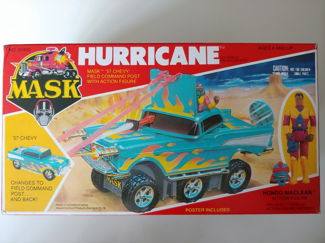 Vintage MASK Hurricane, Toys & Games, Bricks & Figurines on Carousell
