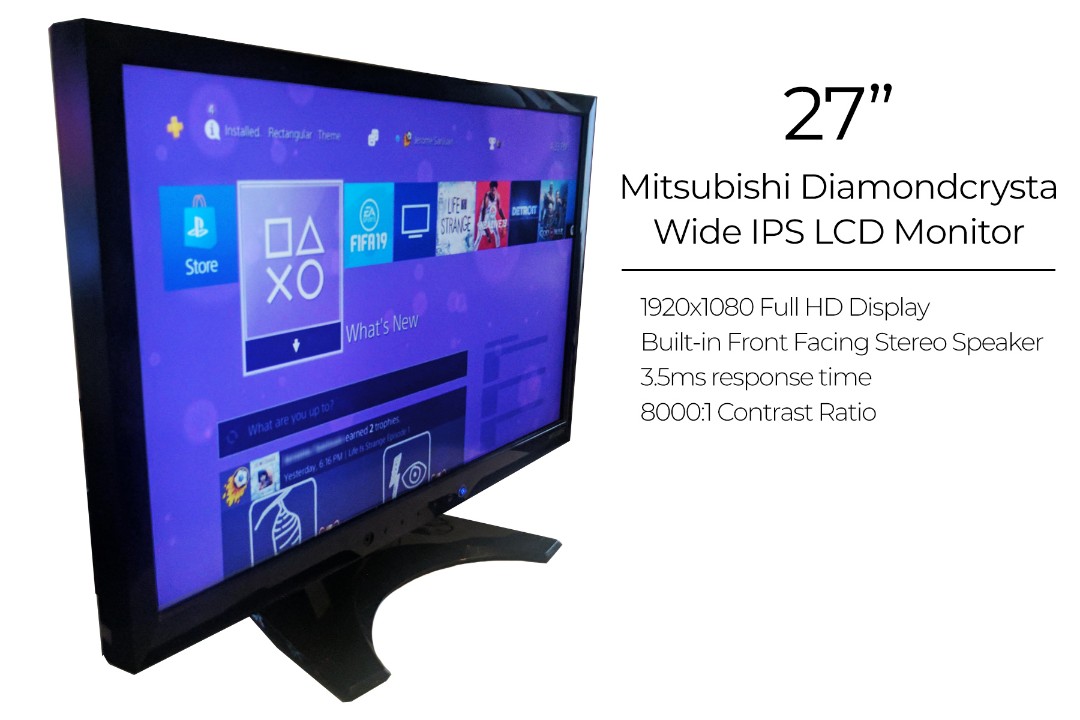 [RUSH SALE] 27" Mitsubishi IPS LCD Gaming Monitor, Computers & Tech ...