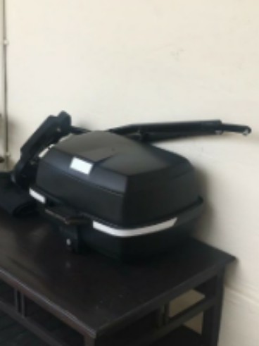 Aerox box & rack, Motorcycles, Motorcycle Accessories on Carousell