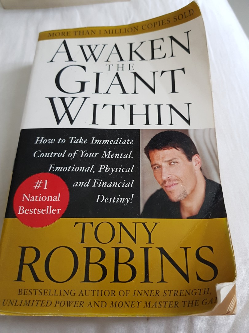 Awaken The Giant Within By Tony Robbins Hobbies And Toys Books