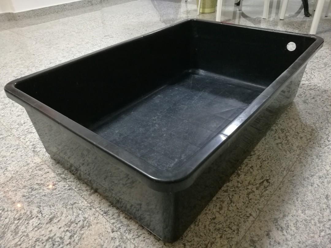 Black Plastic Fish Tank, Pet Supplies, Homes & Other Pet Accessories on ...