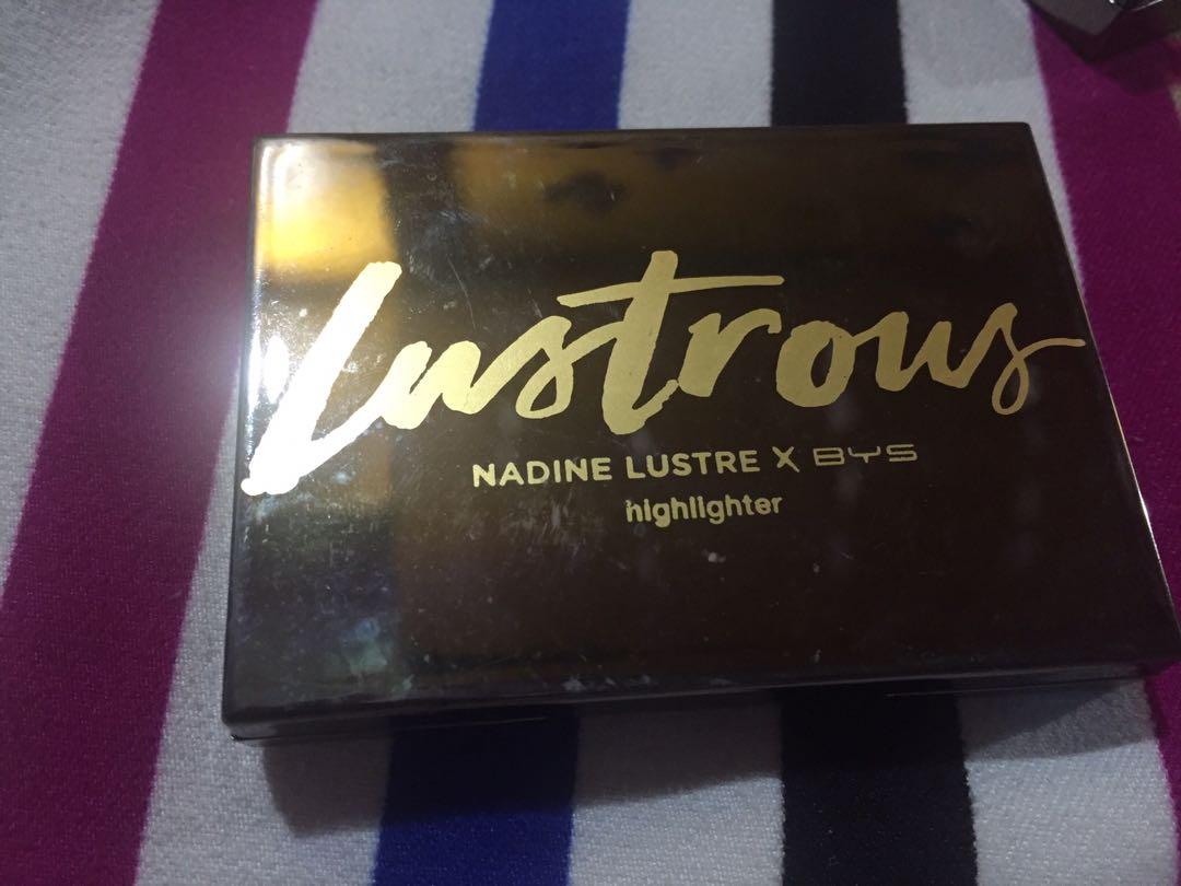 BYS x Nadine Lustre Lustrous Glitter Highlighter, Beauty & Personal ...