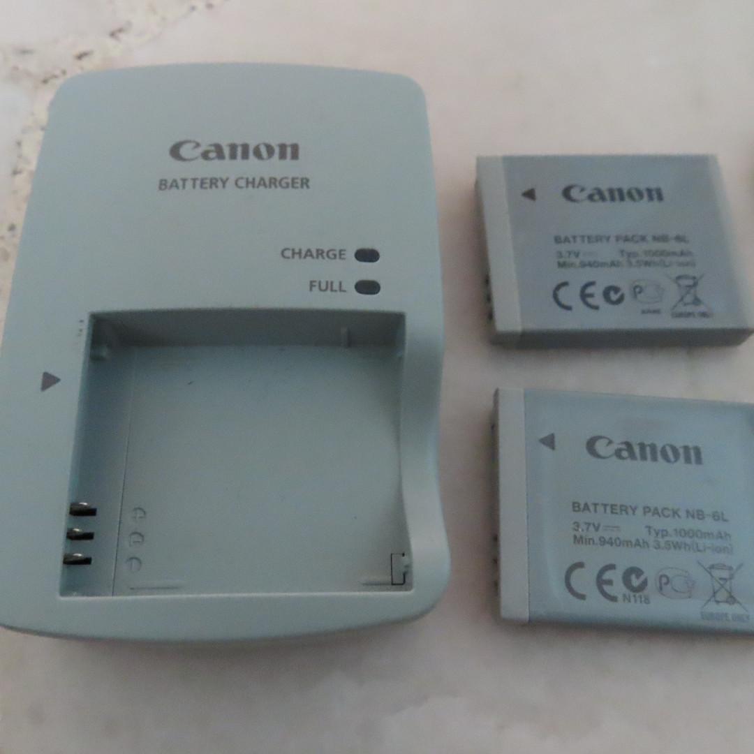Canon Official Charger and 2 batteries, Mobile Phones & Gadgets, Mobile ...