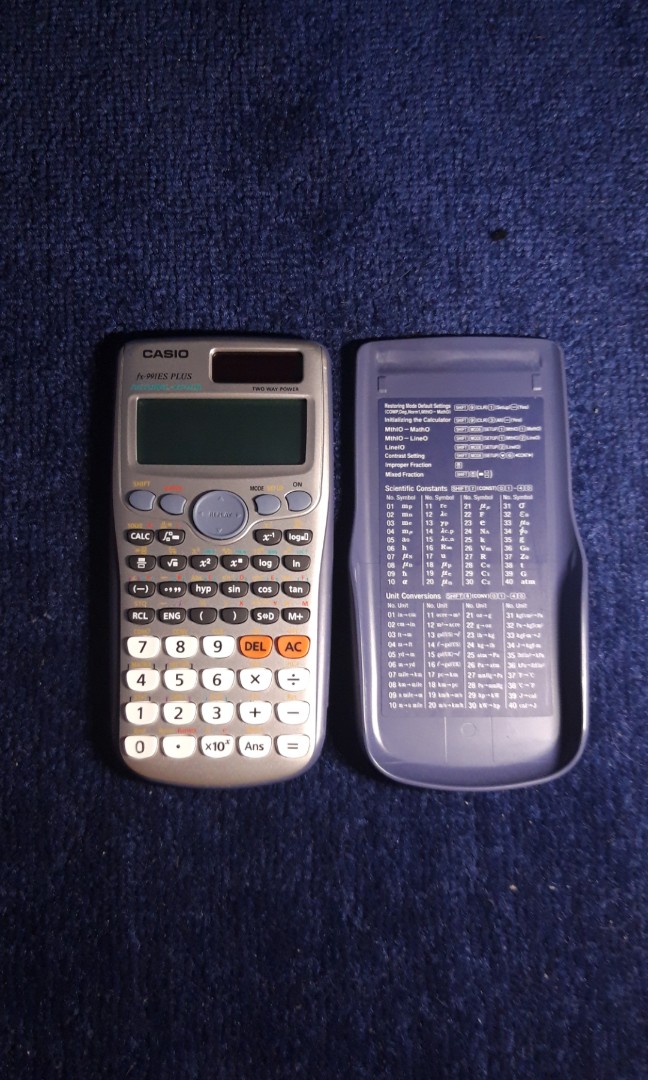 Casio Scientific Calculator (COMPLETE with box, warranty seal, manual ...