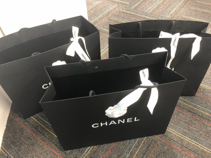 Chanel Paper Bags x 3, Luxury, Accessories on Carousell