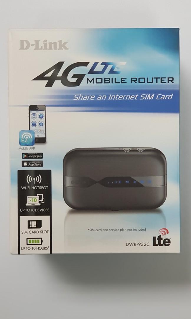 D-Link 4G LTE Mobile Router, Mobile Phones & Gadgets, Mobile & Gadget ...