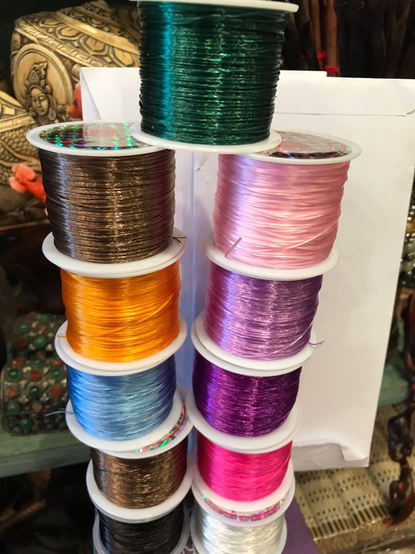 Elastic thread, Hobbies & Toys, Stationery & Craft, Craft Supplies ...