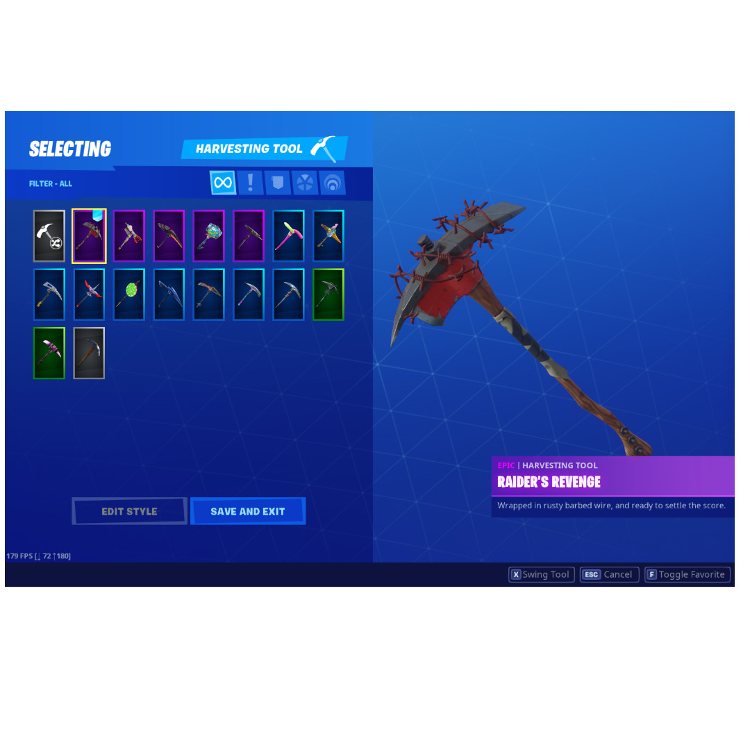 FA OG RAIDER'S REVENGE UNSTACKED FORTNITE ACCOUNT, Video Gaming, Gaming ...