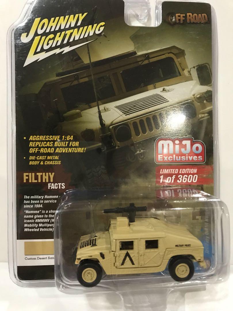 Johnny lightning JL greenlight hotwheels military humvee hummer diecast ...