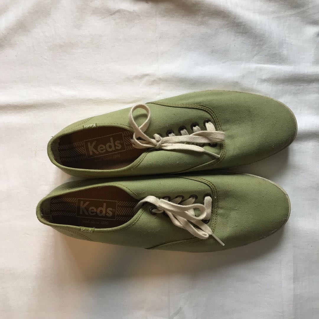 Keds — green sneakers (m), Men's Fashion, Footwear, Sneakers on Carousell