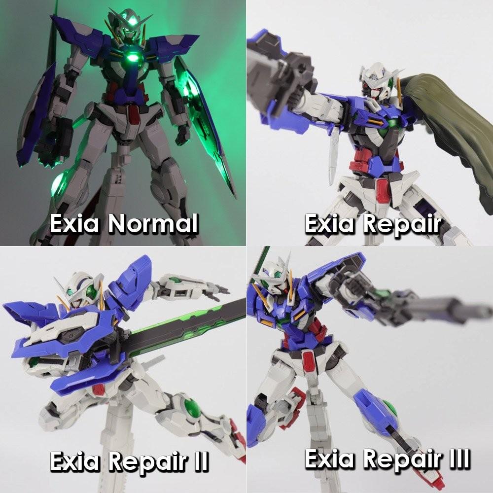 MG 1/100 Exia Repair 4 in 1 Gundam, Hobbies & Toys, Toys & Games on ...